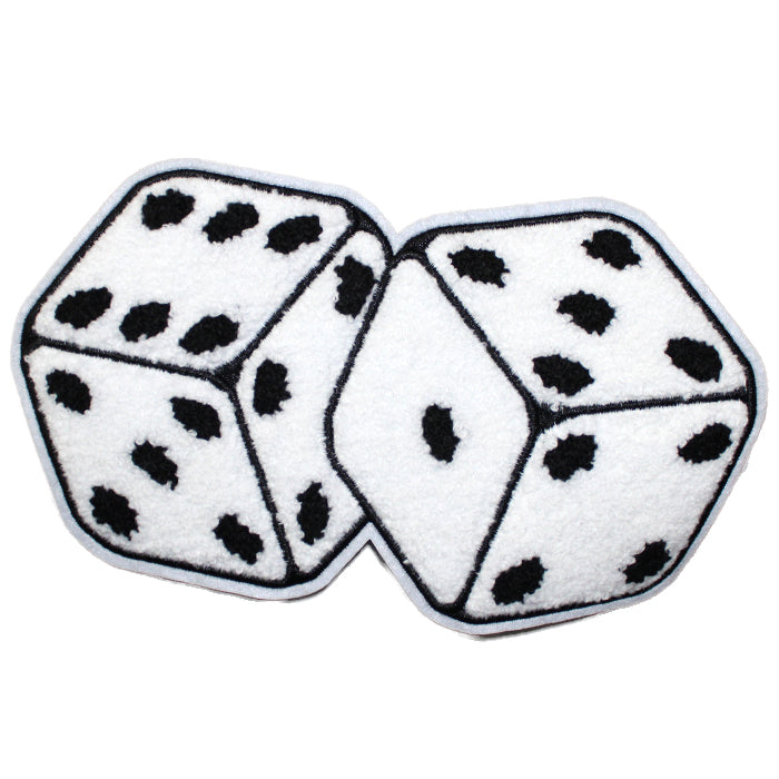 Gambling Dice Chenille Patch – tackletwill
