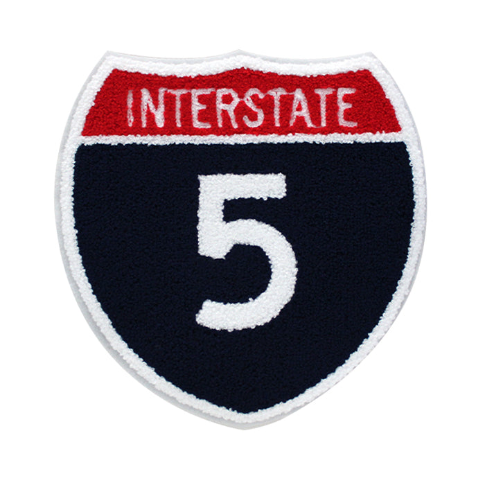 Interstate 5 Freeway Sign Chenille Patch – tackletwill