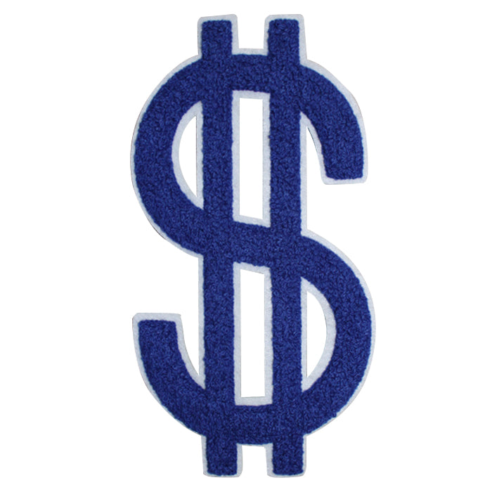 Big Dollar Sign in Multicolor Chenille Patch – tackletwill