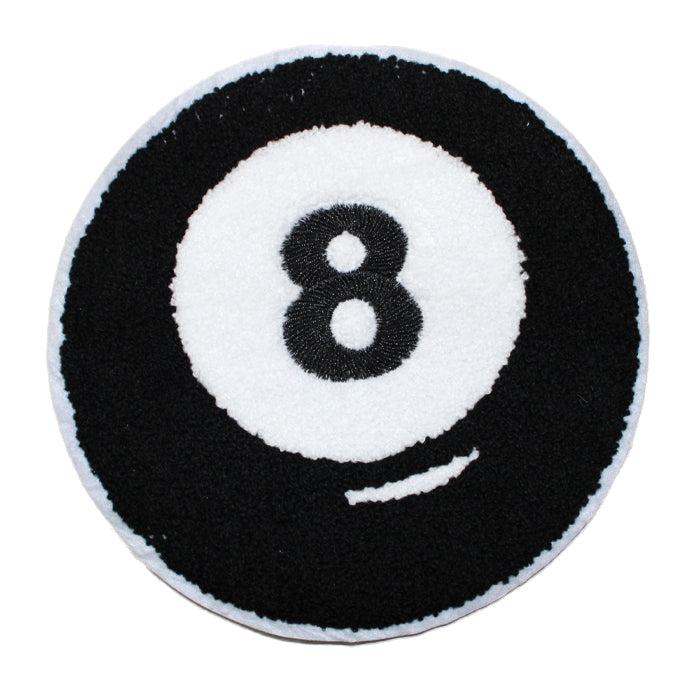 Billiard Eight Ball Chenille Patch – tackletwill