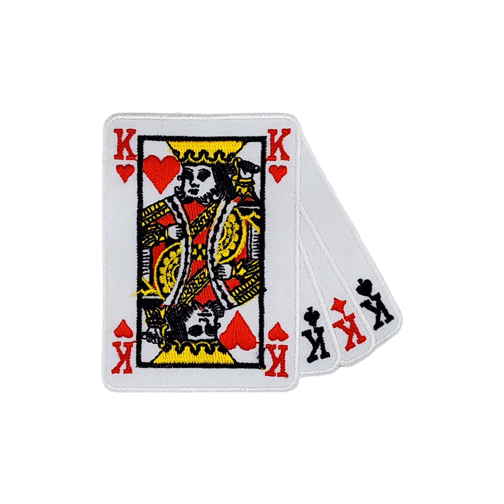 King Flush Cards Embroidery Patch – tackletwill