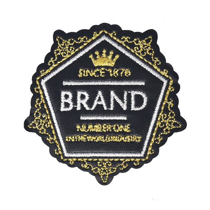 Golden Thread 'BRAND' Design Embroidery Patch – tackletwill