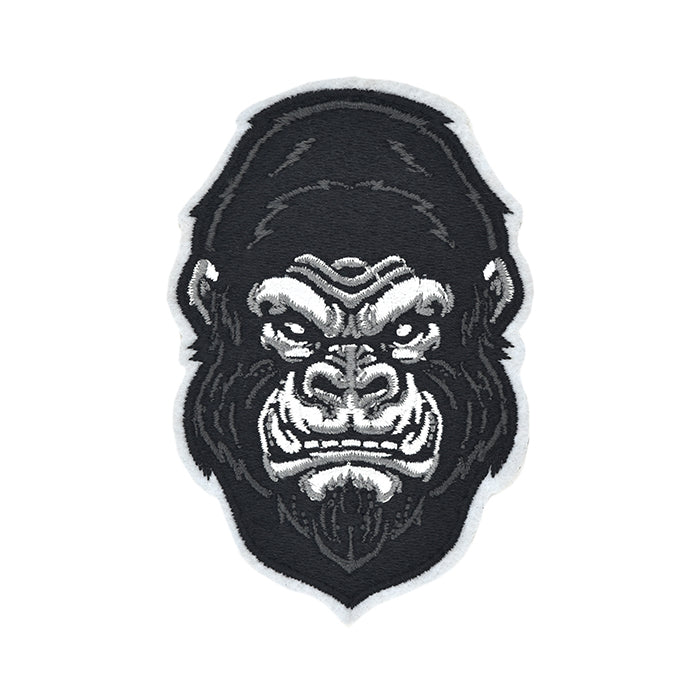 Gorilla Face Embroidery Patch – tackletwill