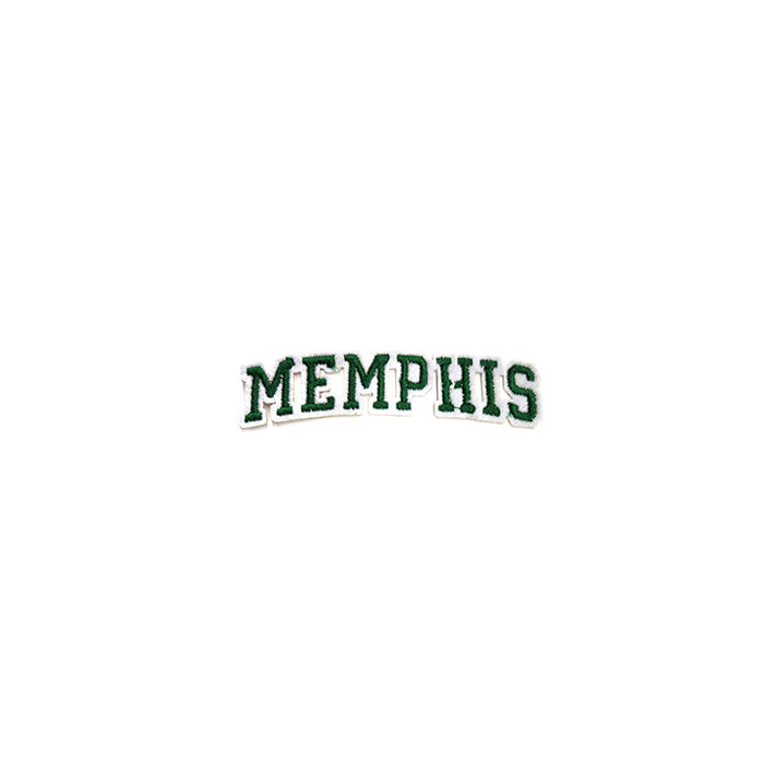 Varsity City Name Memphis in Multicolor Embroidery Patch – tackletwill