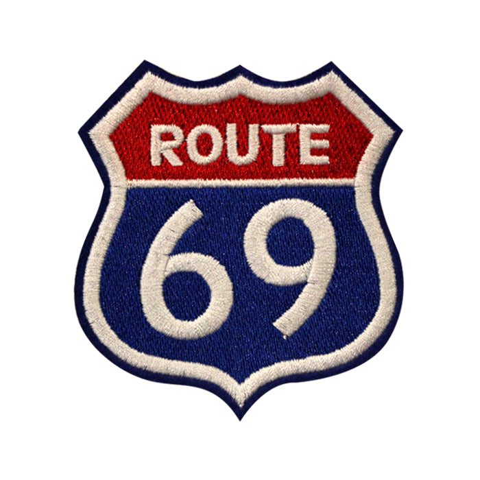 Route 69 Highway Interstate Embroidery Patch – tackletwill