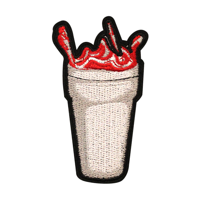 Splash Soda Cup in Multicolor Embroidery Patches – tackletwill