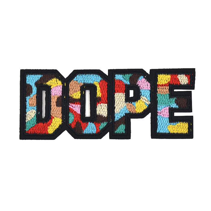 Wording 'DOPE' Embroidery Patch – tackletwill
