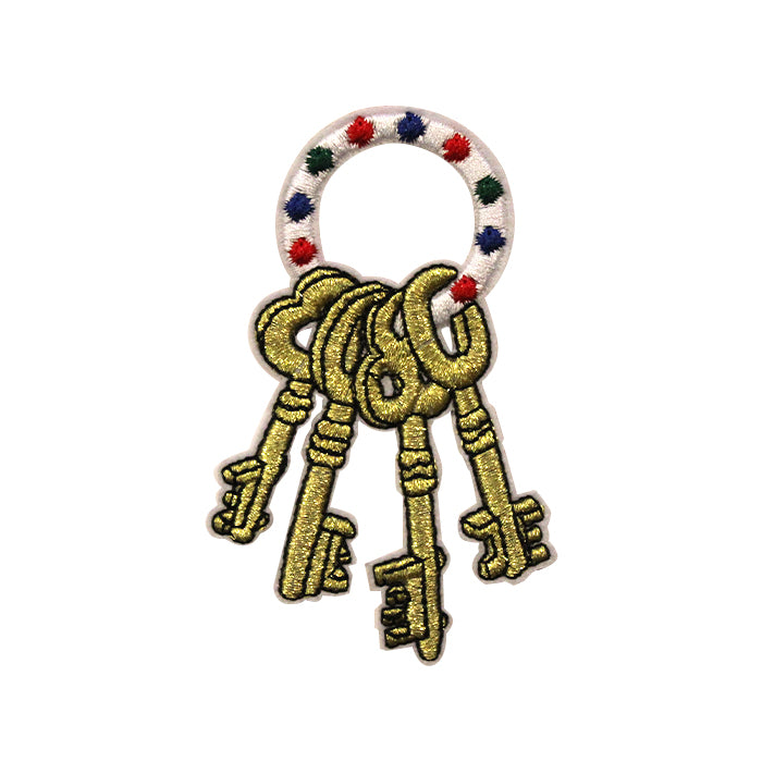 Gold Keychains Embroidery Patch – tackletwill