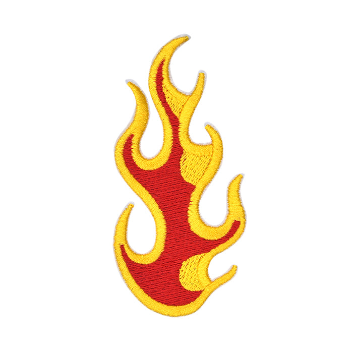 Fire Flame Embroidery Patch – tackletwill