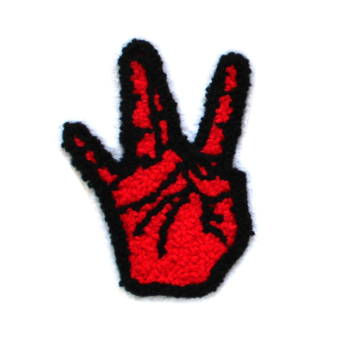 Westside Hand Sign in Multicolor Chenille Patch – tackletwill